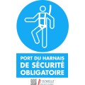 Panneau port du harnais obligatoire | L'Echelle Européenne