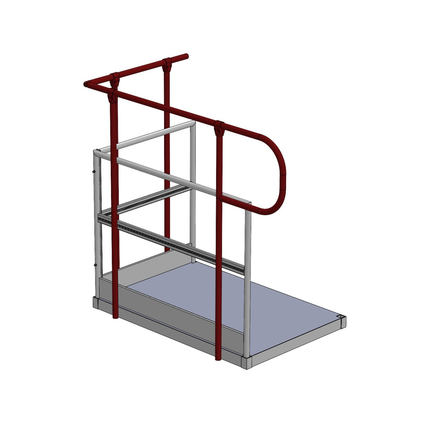Réhausse de garde-corps pour palier d'échelle à crinoline | L'Echelle ...