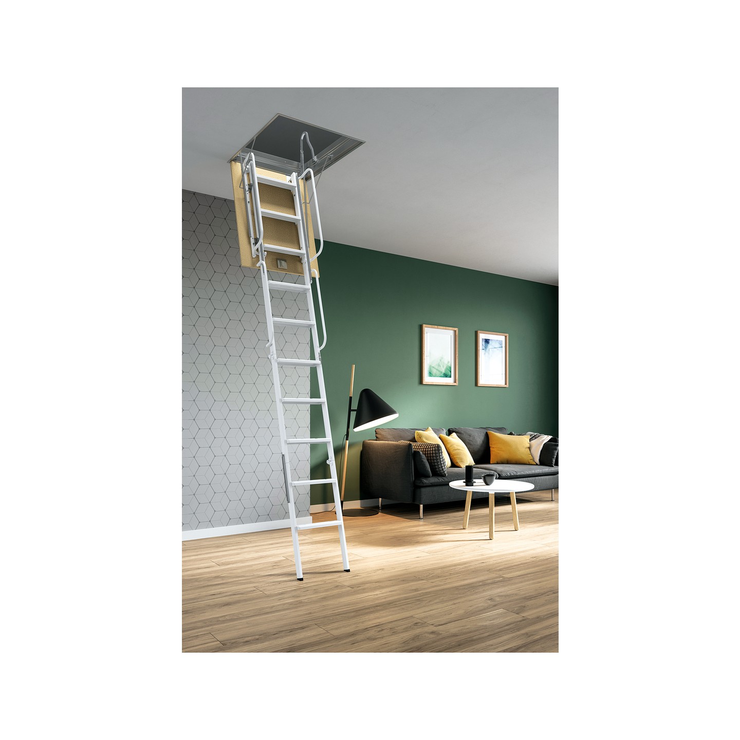 Escalier escamotable 4PZ | L'Echelle Européenne