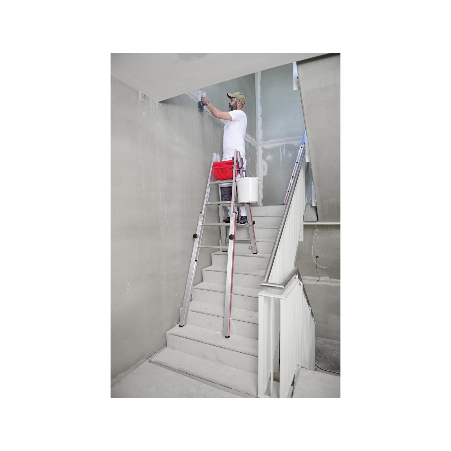 Echelle double pour escaliers | L'Echelle Européenne